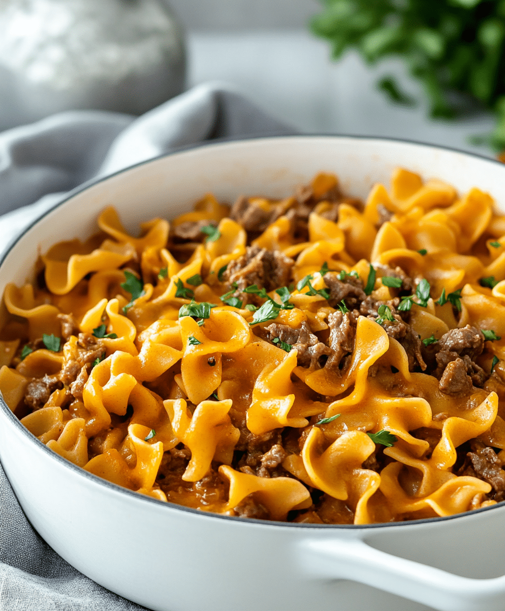 Beef Noodle Casserole Recipe - cookingwithtina.com