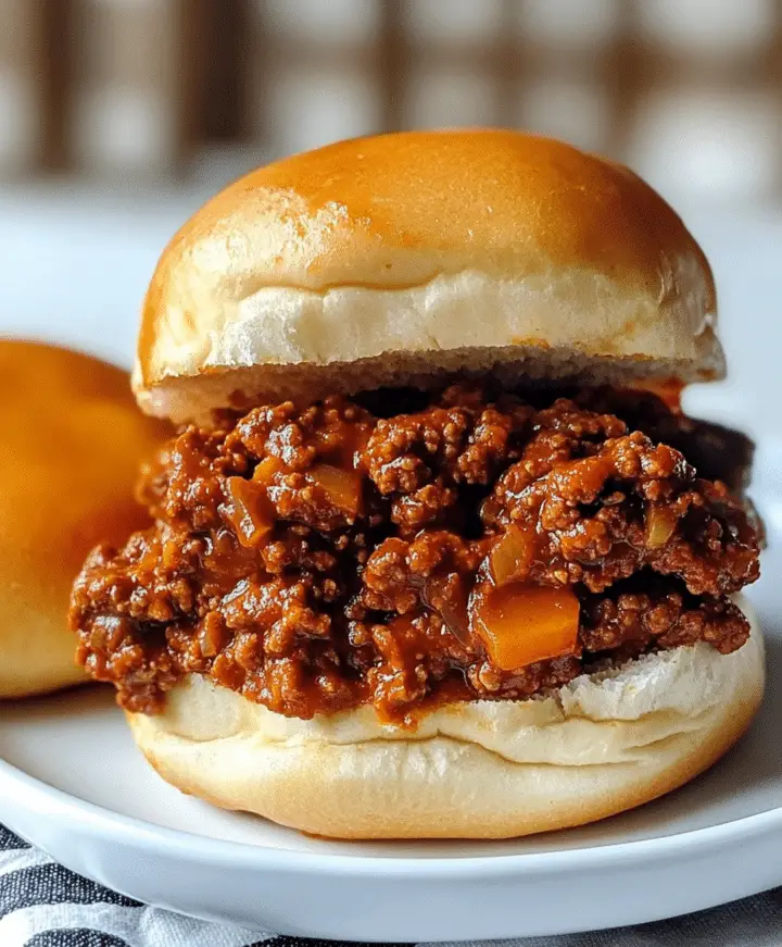 Easy Sloppy Joe Recipe - cookingwithtina.com