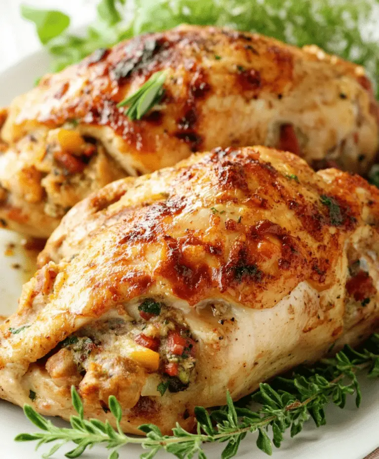 Stuffed Chicken Recipe - cookingwithtina.com