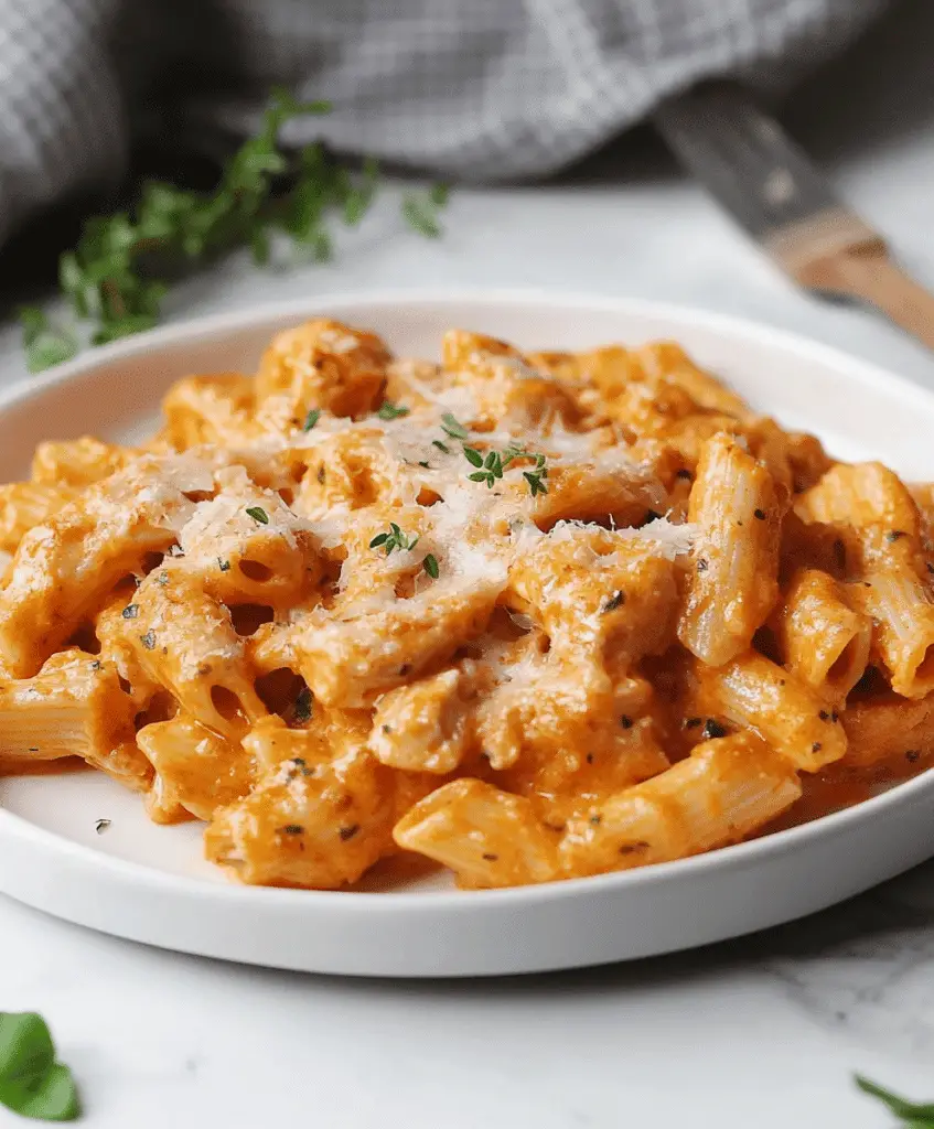 Chicken Parmesan Pasta Recipe - cookingwithtina.com