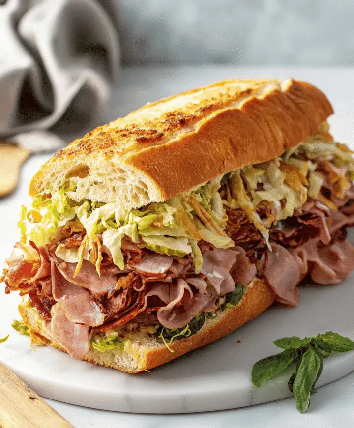 Italian Grinder Sandwich Recipe - cookingwithtina.com