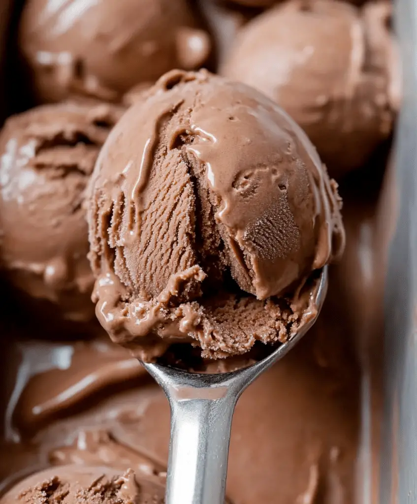 Double Chocolate Ice Cream Recipe - cookingwithtina.com
