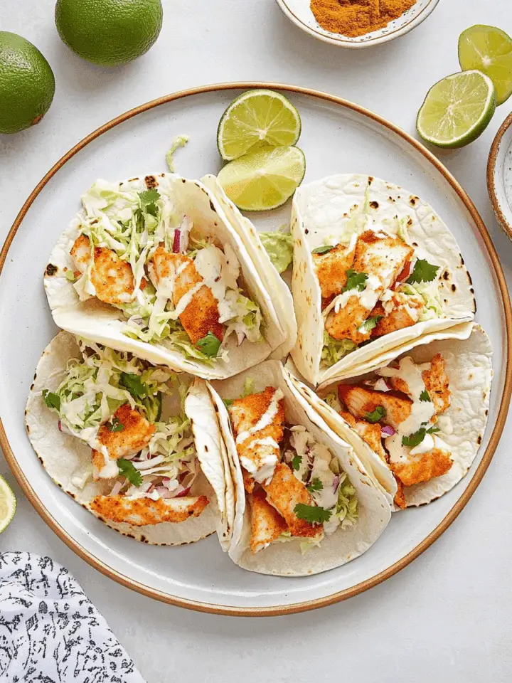 Delicious Easy Baja Fish Tacos Recipe - cookingwithtina.com